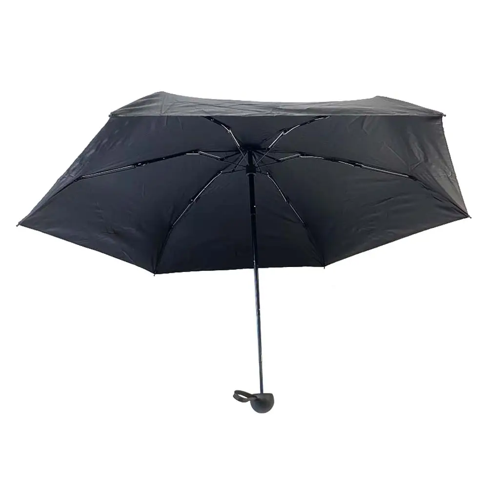 Portable Black Five-Folding Mini Umbrella with Manual Open – Beach ...