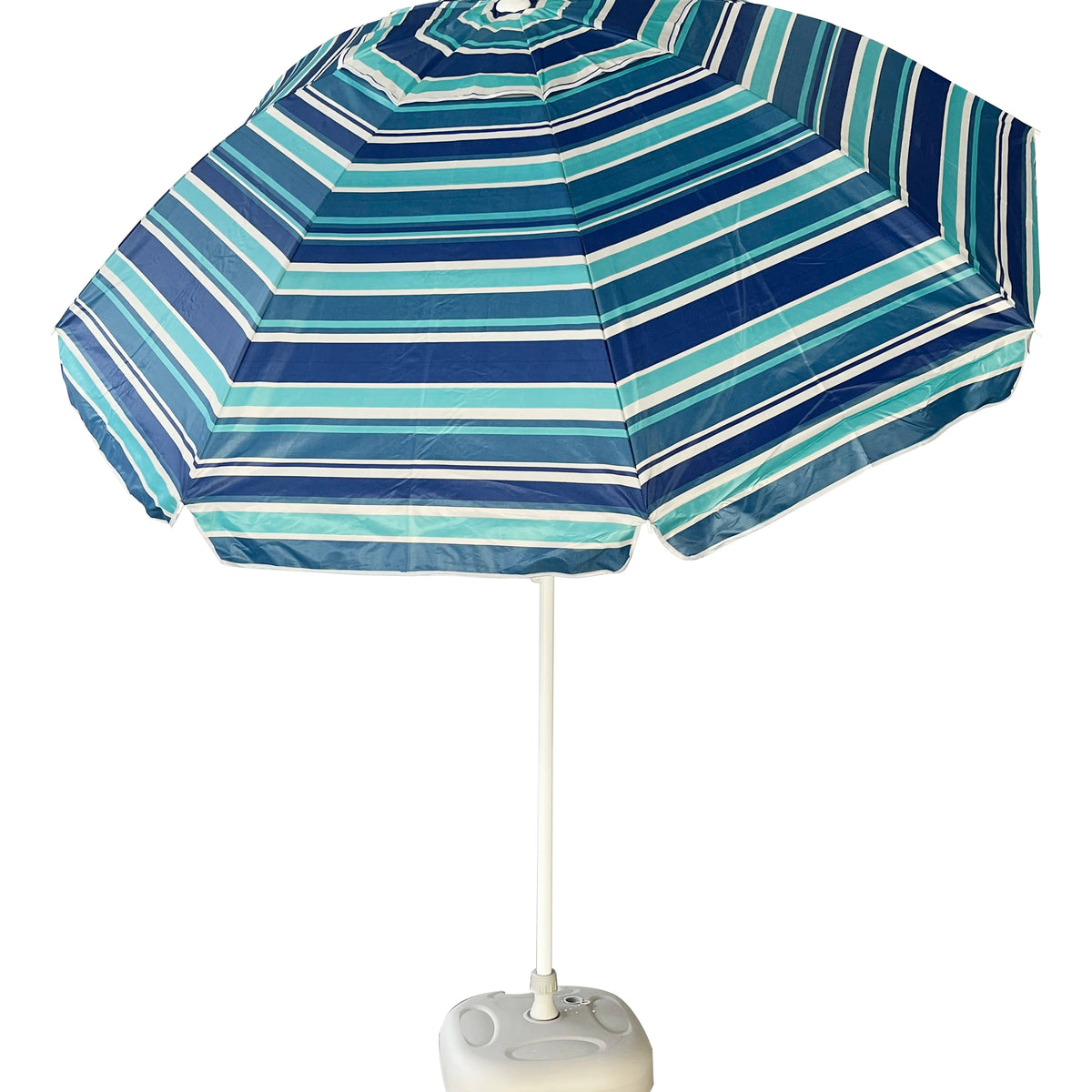 Luxury Tassel Wooden Beach Umbrella-Blue – Beach Umbrellas Australia